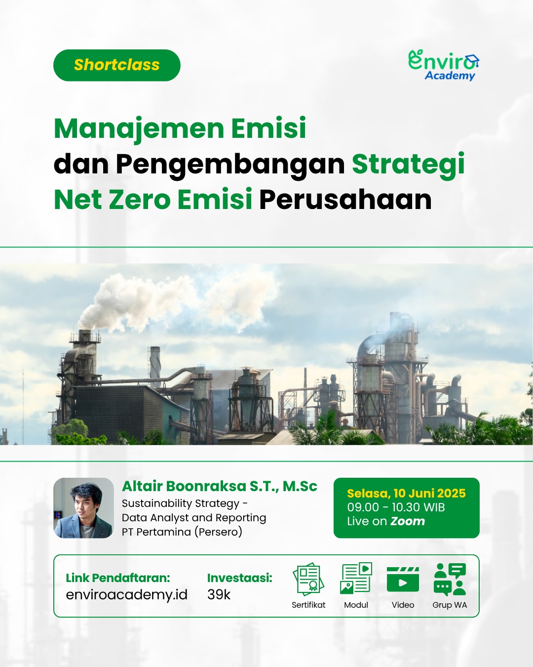 Shortclass – Manajemen Emisi dan Pengembangan Strategi Net Zero Emisi ...